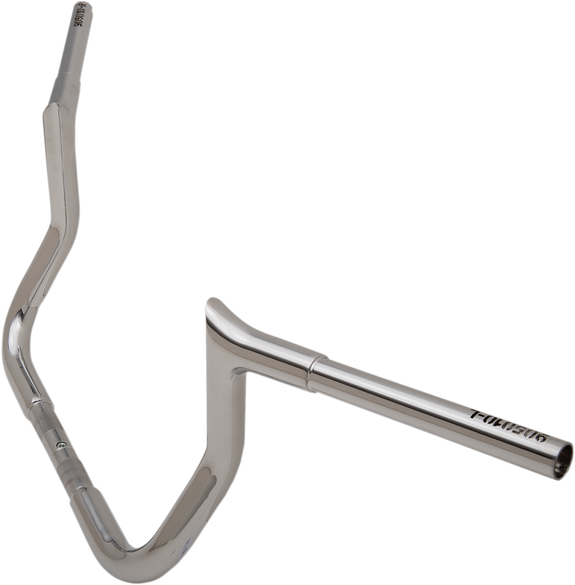 Handlebar - Pointed Top - 10" - Chrome - Millerbuilt Cycles