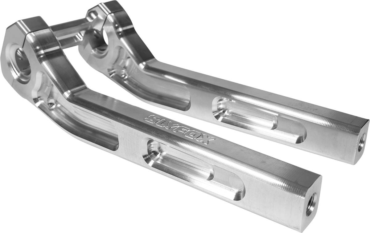 Handlebar Riser Kit - Pullback - 10" - Raw - Millerbuilt Cycles