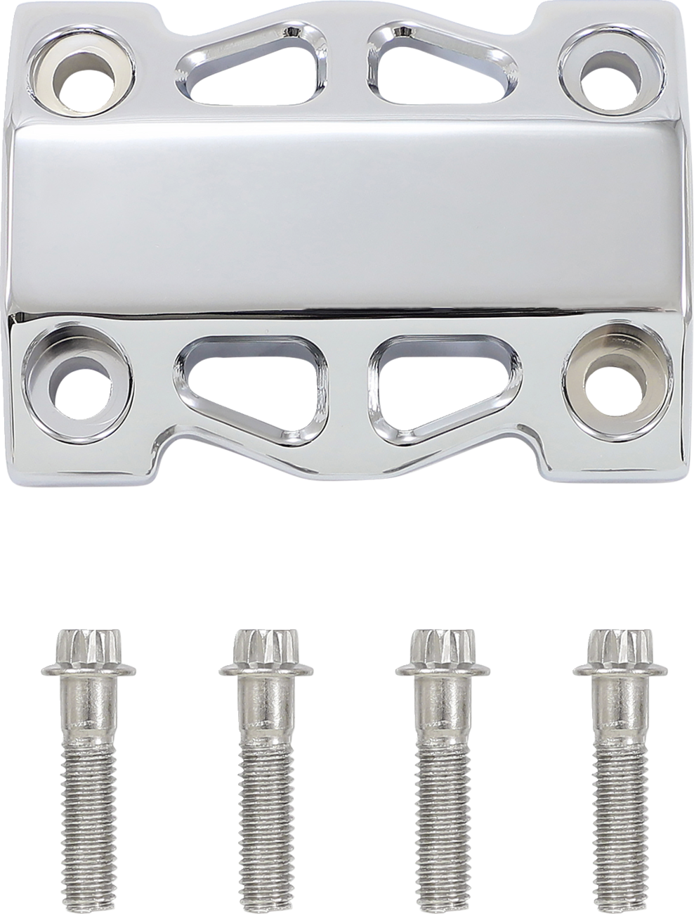Risers - Pullback - 10" - Chrome - Millerbuilt Cycles