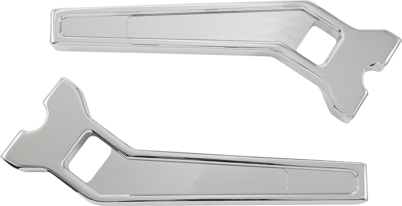 Risers - Pullback - 10" - Chrome - Millerbuilt Cycles