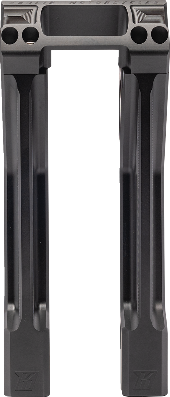 Fastback Risers - 10" - Black - Millerbuilt Cycles