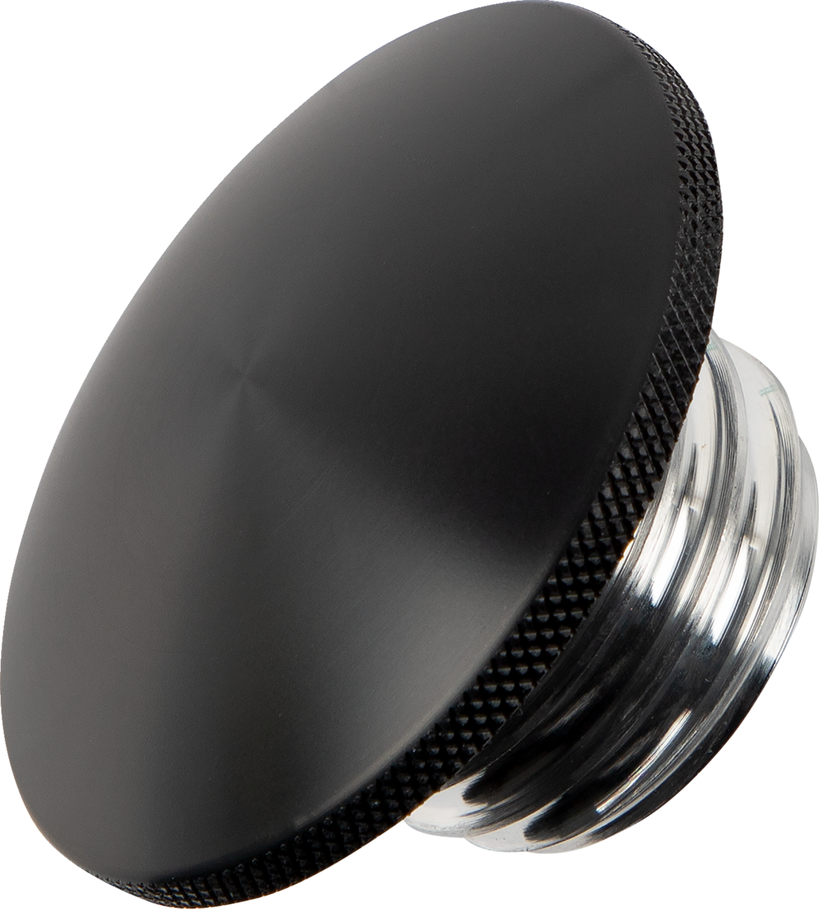Gas Cap - Knurled - Black - Harley-Davidson - Millerbuilt Cycles