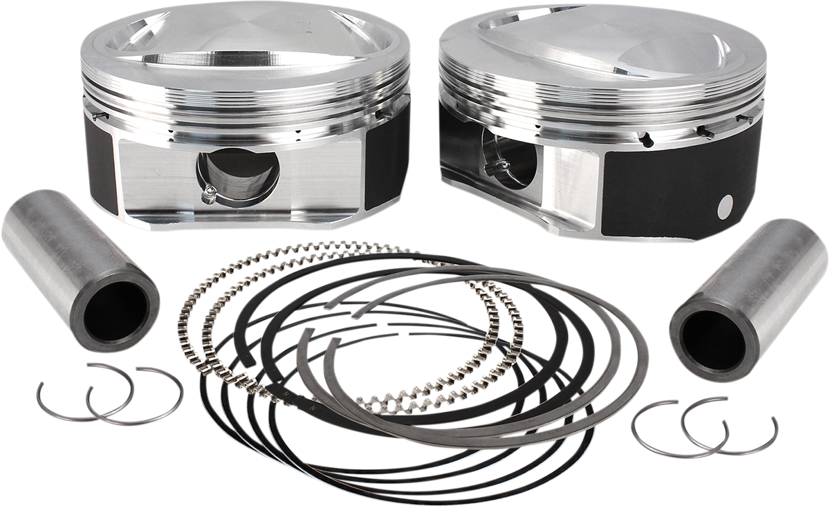 High Compression Piston Kit - 110" Twin Cam CVO Motor - Standard ...