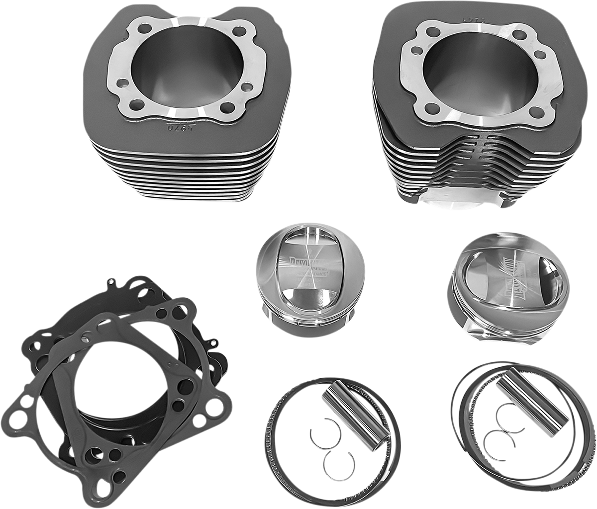 Cylinder Kit - 113" - Black Granite - Millerbuilt Cycles