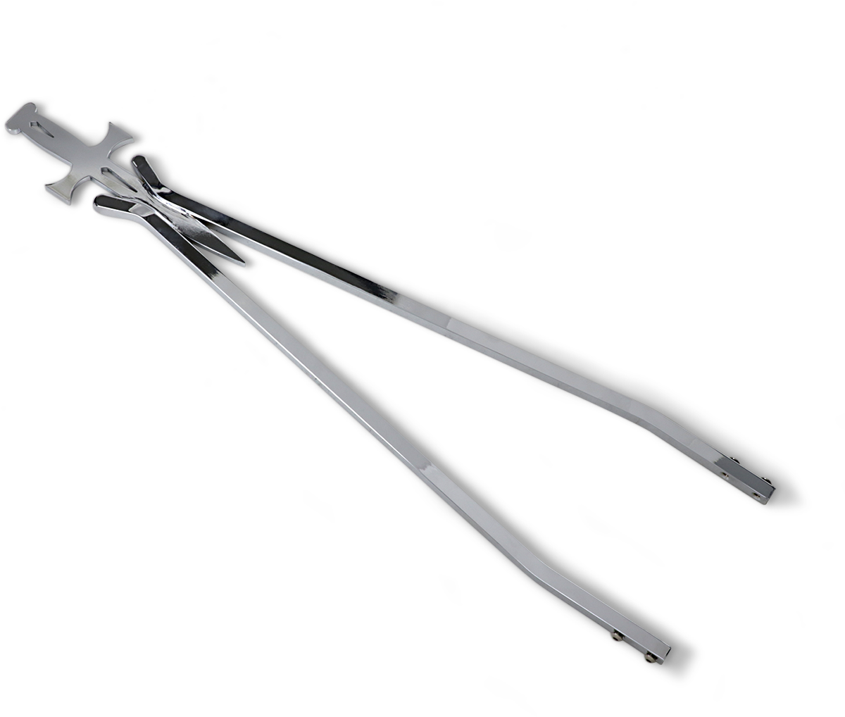 Sissy Bar Stick - Chrome - 30" Daggertude - Wide - Millerbuilt Cycles