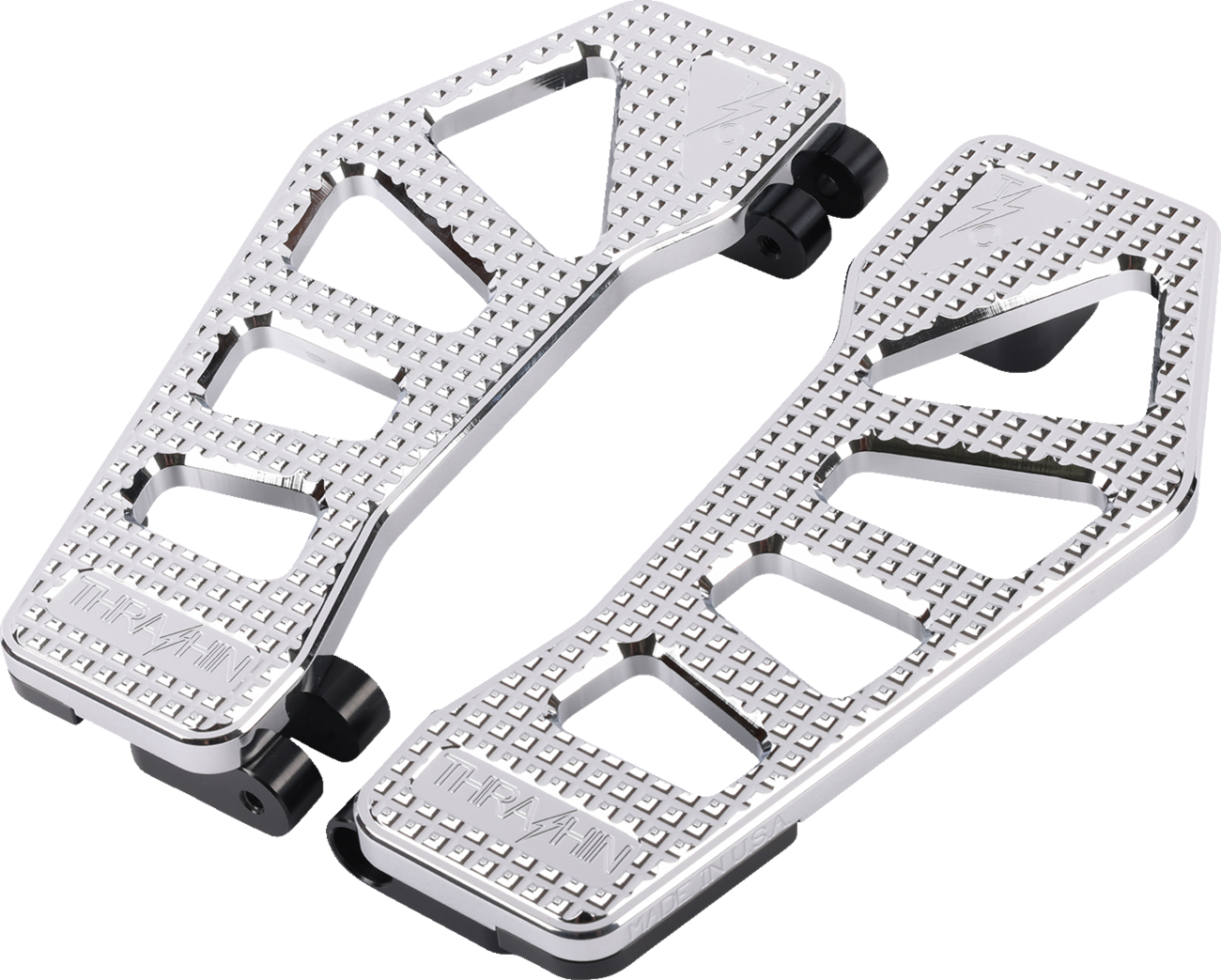 Apex Floorboards - Chrome - Millerbuilt Cycles