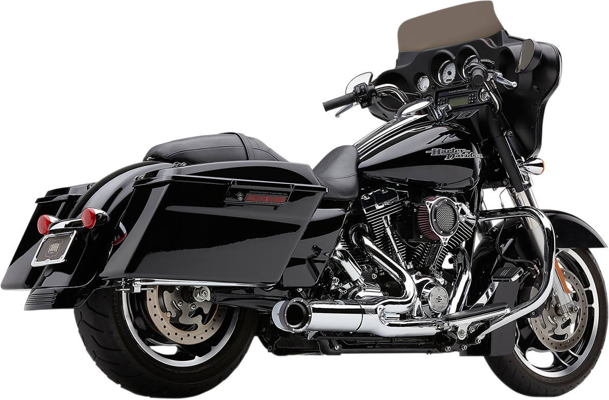 Turn Out 2-into-1 Exhaust System - Chrome - Millerbuilt Cycles