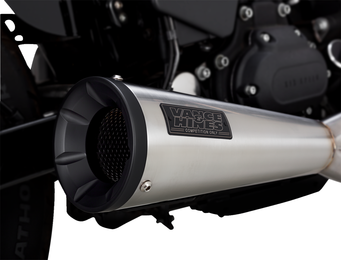 2-into-1 Upsweep Exhaust System - Brushed - Stainless Steel ...