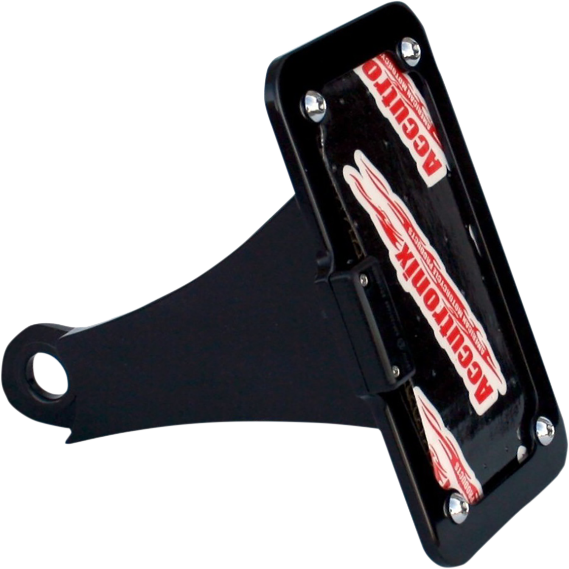 Side Mount License Plate Assembly - Black - Millerbuilt Cycles