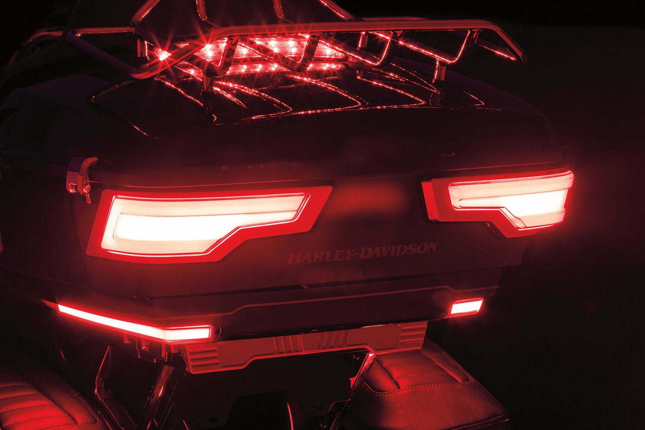 Tour-Pak Lights - Chrome - Red Lens - Millerbuilt Cycles