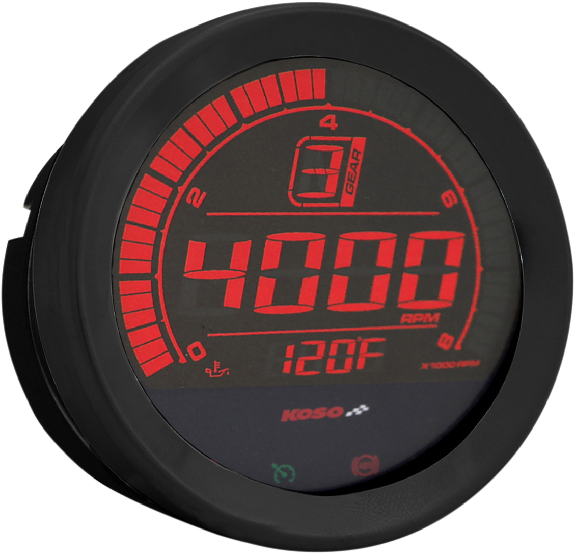 4" Tachometer - Black - Millerbuilt Cycles