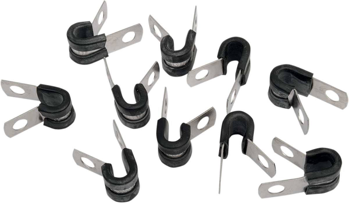 Adel Clamp - Stainless Steel - 5/16" Inside Diameter - Millerbuilt Cycles