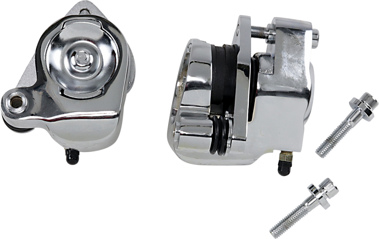 Front Caliper - Chrome - Dual Kit - Millerbuilt Cycles