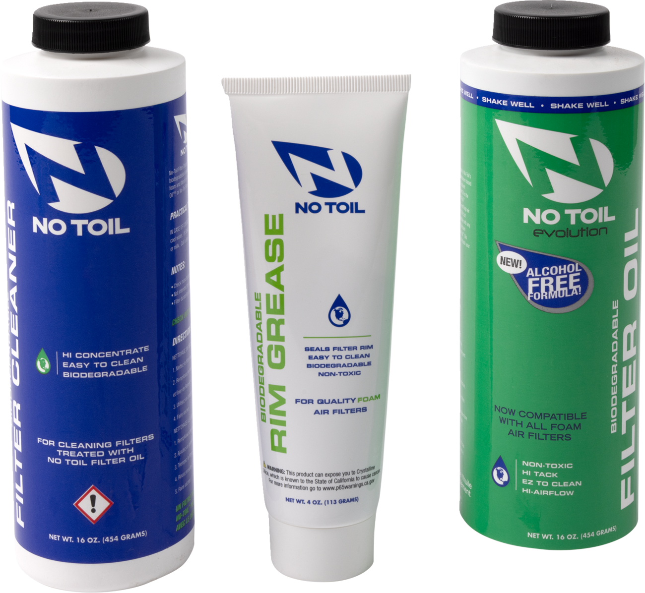 Evolution Filter Oil, Cleaner, and Rim Grease Kit - Millerbuilt Cycles