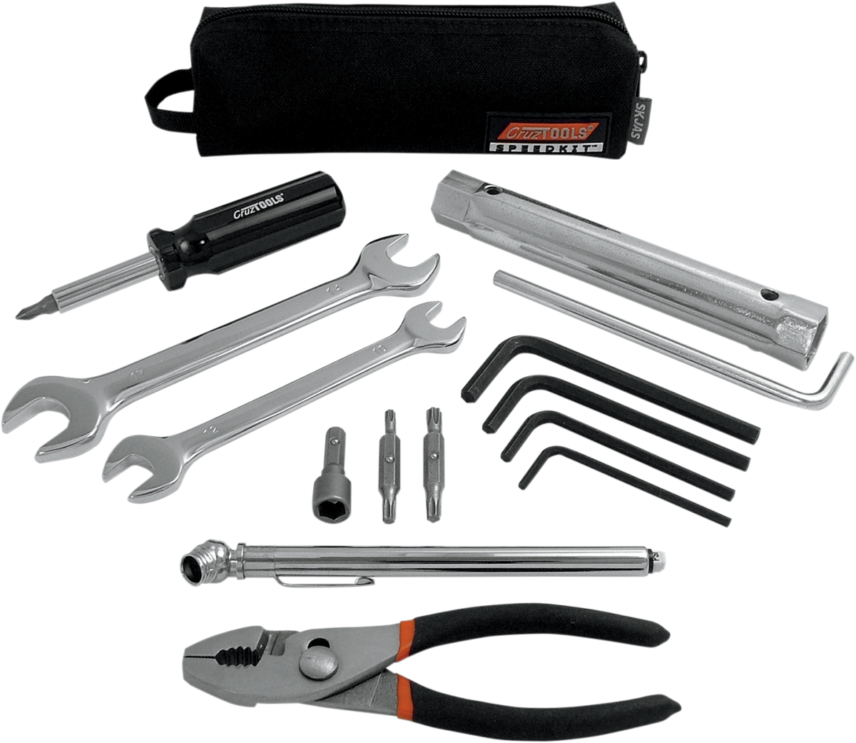 Tool Kit - Ultra-Compact - Zipper Pouch - Japanese Motorcycle/ATV/Snow ...